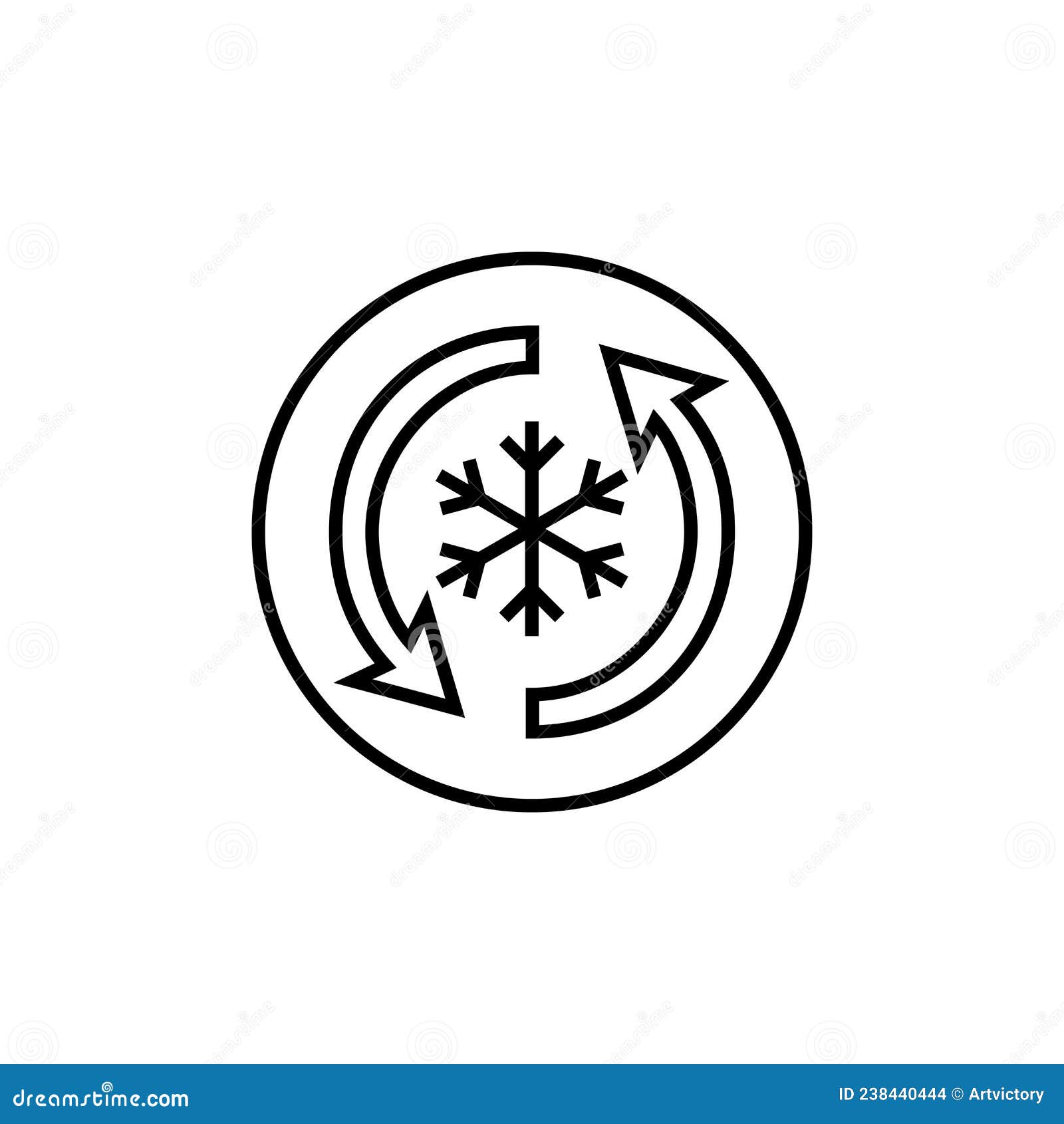 Freezing Icon. Trendy Freezing Logo Concept On White Background Vector ...
