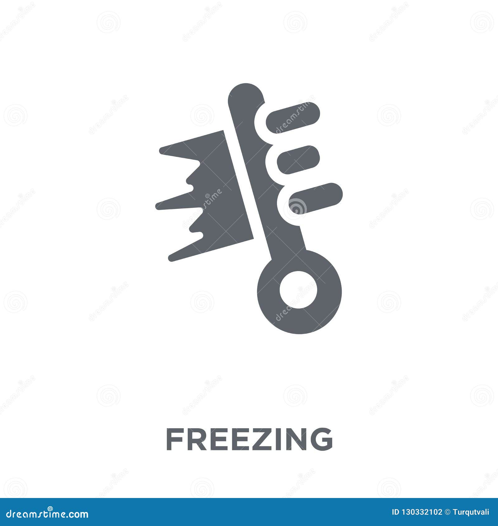 Freezing Icon. Trendy Freezing Logo Concept On White Background Vector ...