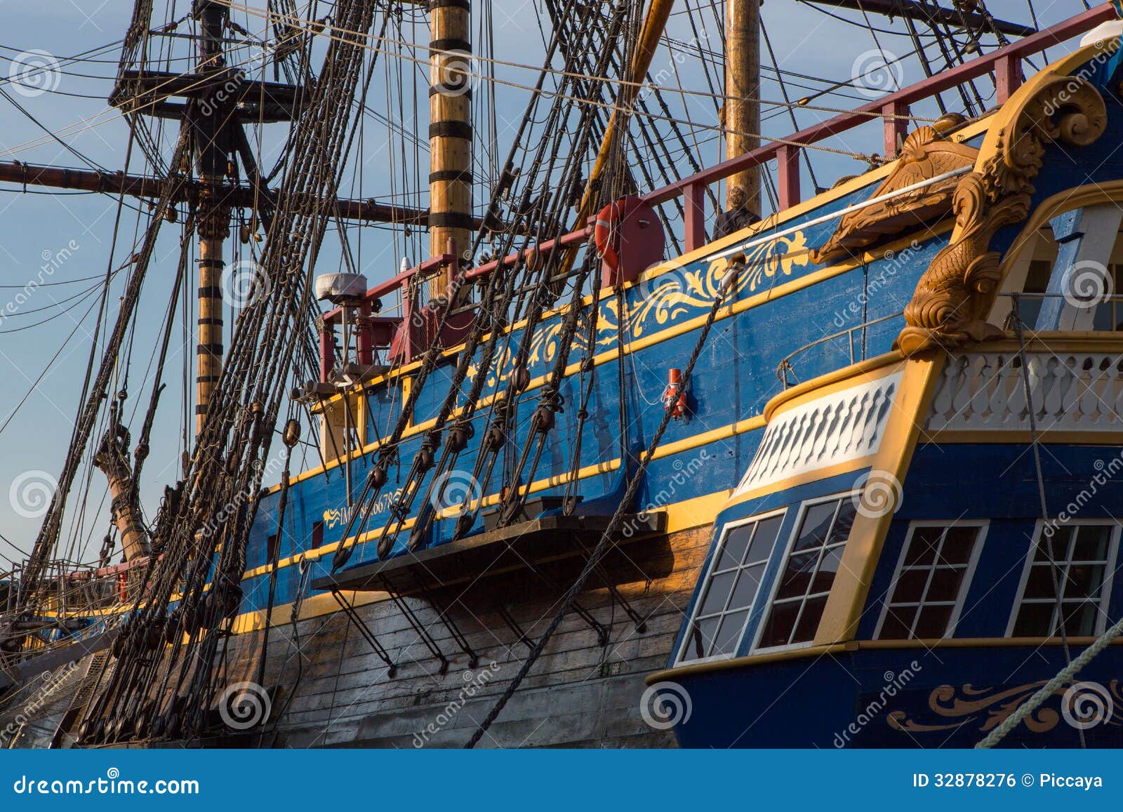 Fregatt I Hamn Av Goteborg, Sverige Arkivfoto - Bild av skör, historia ...