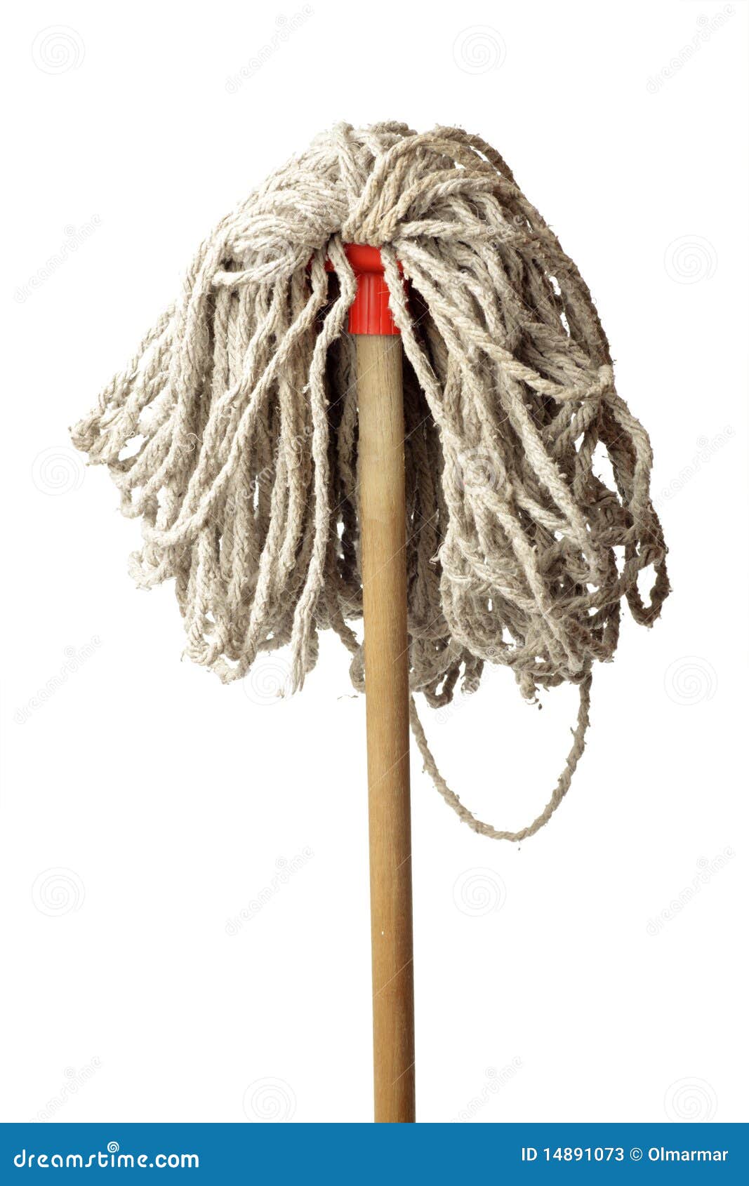 Fregona Aislada En El Fondo Blanco Imagen de archivo - Imagen de deber ...