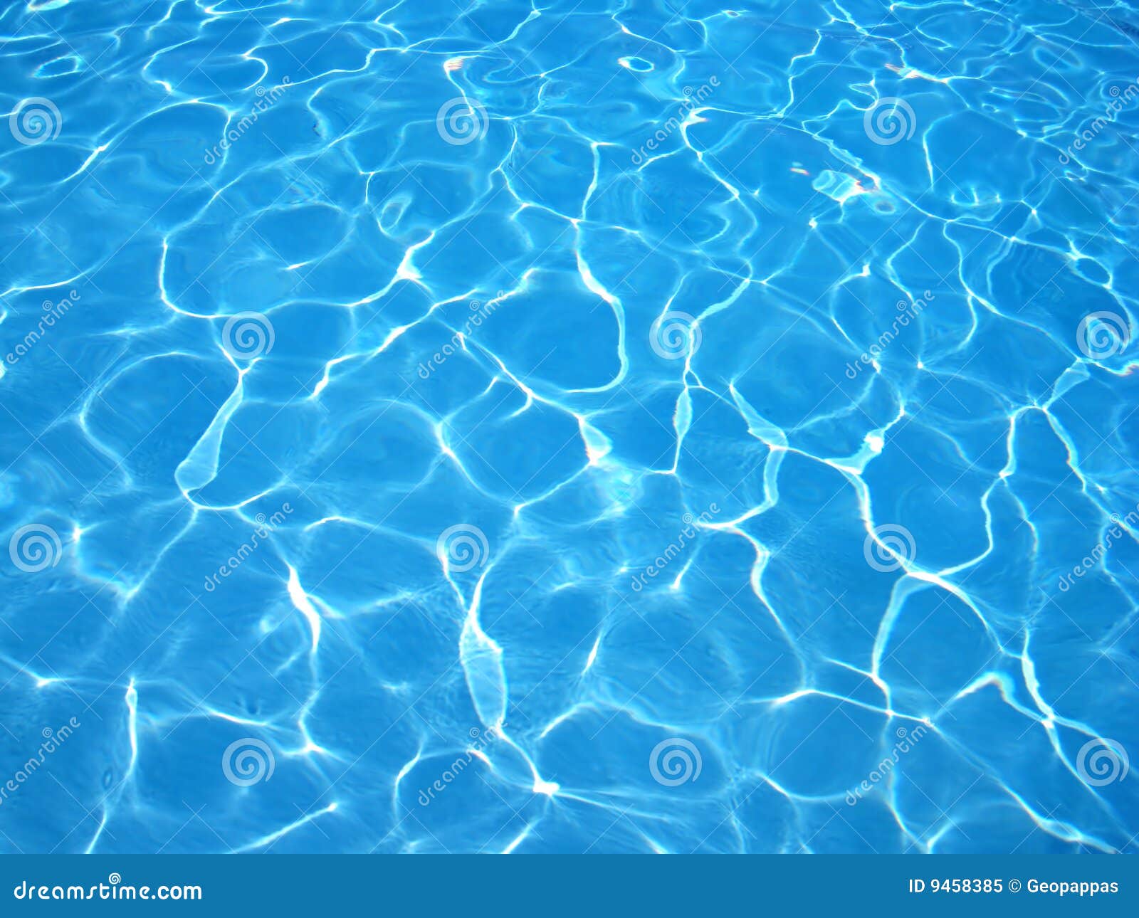 Freier Blauer Pool-Wasser-Hintergrund Stockbild - Bild von sommerzeit, flüssigkeit: 9458385