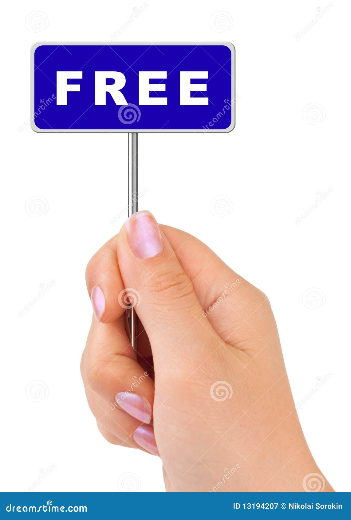 Freies Zeichen in der Hand stockbild. Bild von frei, idee - 13194207