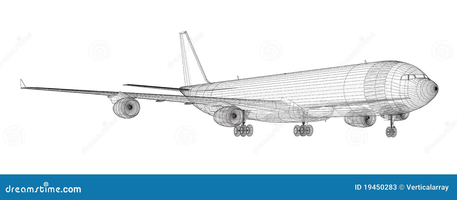 Freight Airliner stock illustration. Illustration of cabin - 19450283