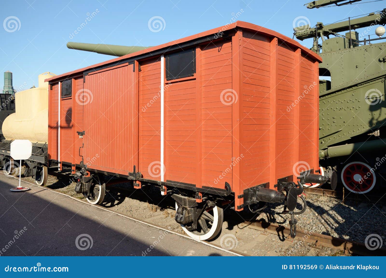 Freight car in the train. stock image. Image of transport - 81192569