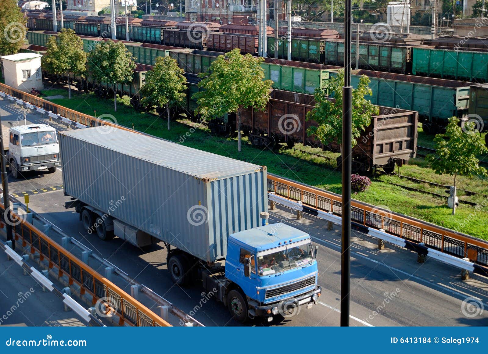 Freight cargo traffic stock photo. Image of track, drive - 6413184
