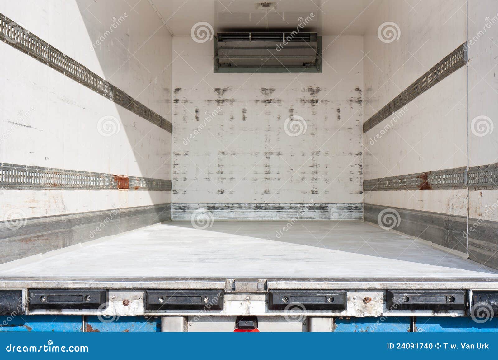 Freight Compartment of a Truck Stock Photo - Image of loading ...