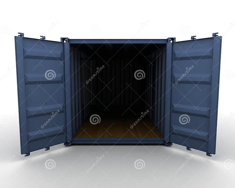 Freight container stock illustration. Illustration of transport - 4938361