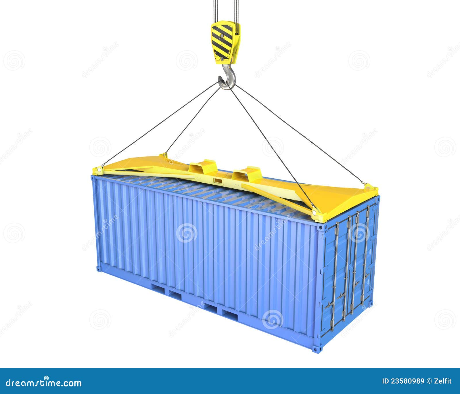Freight Container Truck Parking At Loading Dock For Load Shipment ...