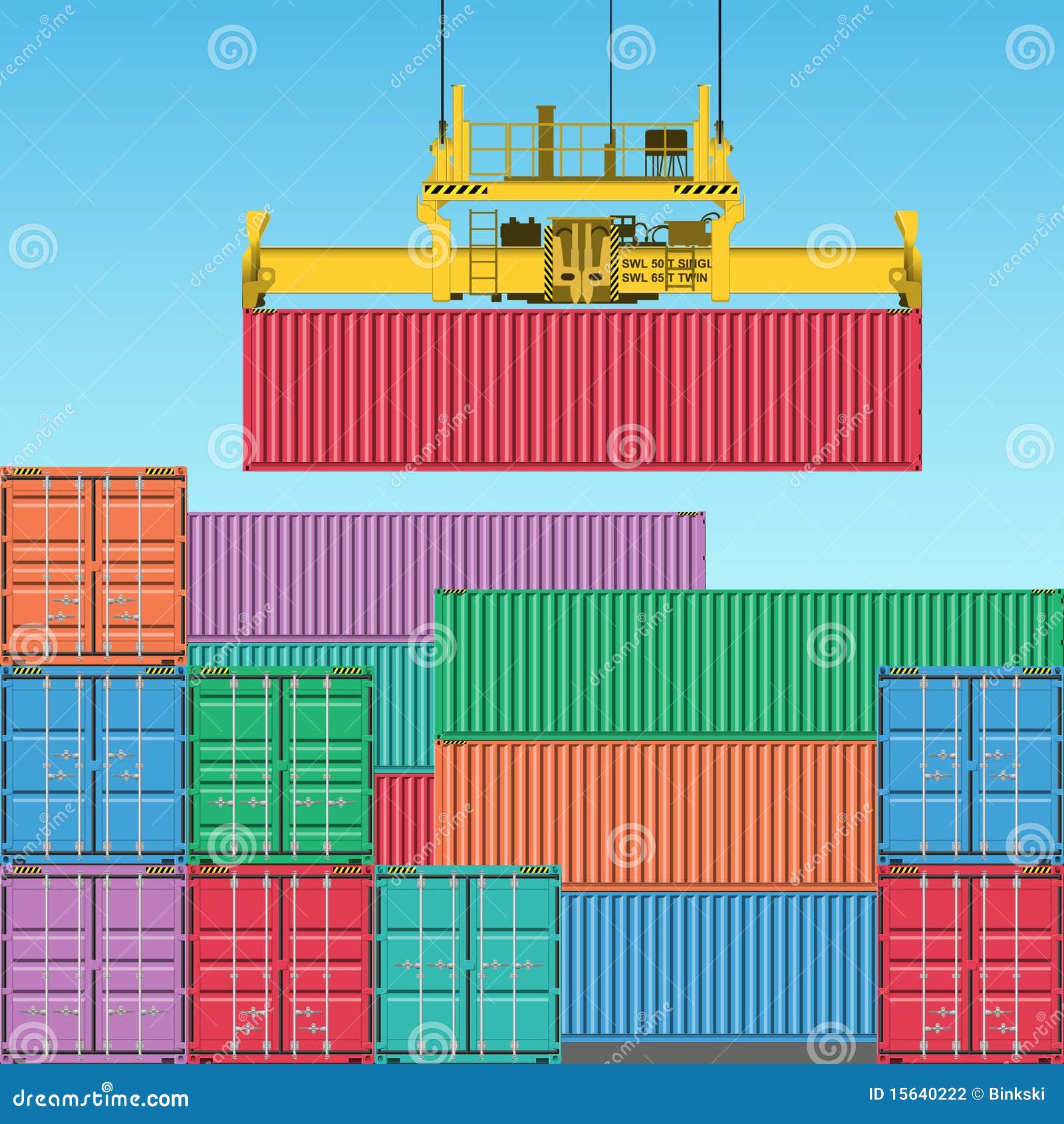 Containers Cartoons, Illustrations & Vector Stock Images - 135907 ...