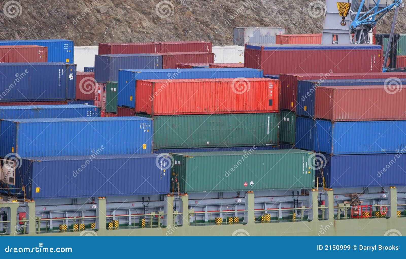 Freight at Dock stock image. Image of port, freight, boat - 2150999