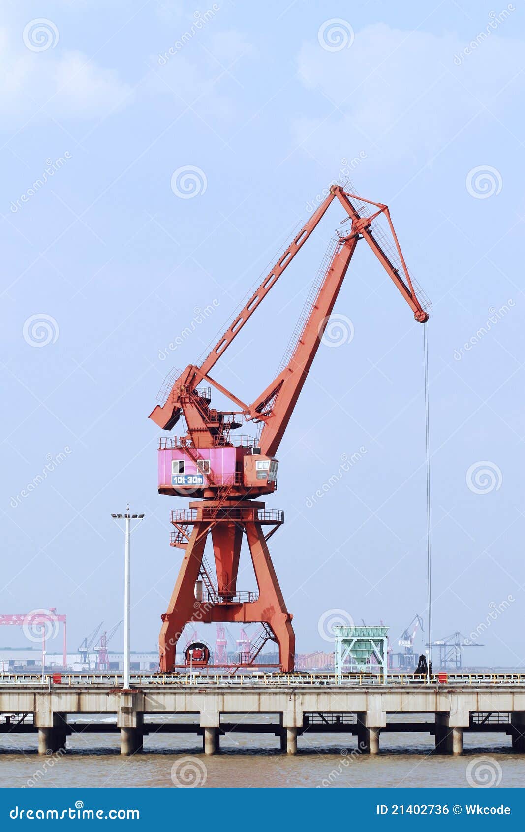 Dock Crane Royalty-Free Stock Photography | CartoonDealer.com #15632993