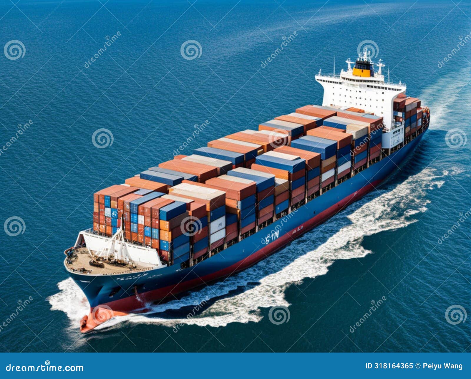 Freight Forwarding, Trucking, Illustration Cartoon Vector ...