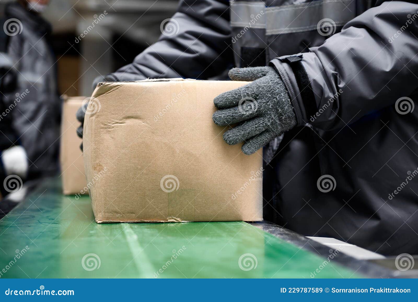 Freight Goods and Cold Storage Warehouse Business Stock Image - Image ...
