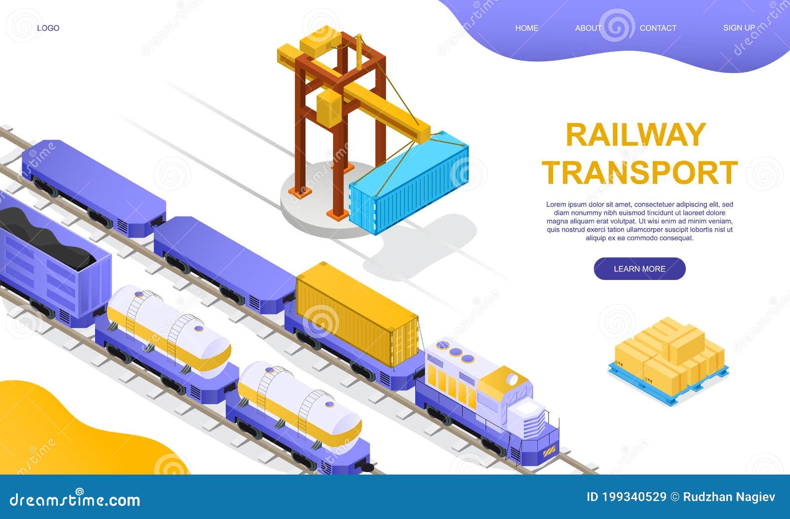 Freight Rail Wagon Loaded With Coal Outline Drawing Stock Photography ...