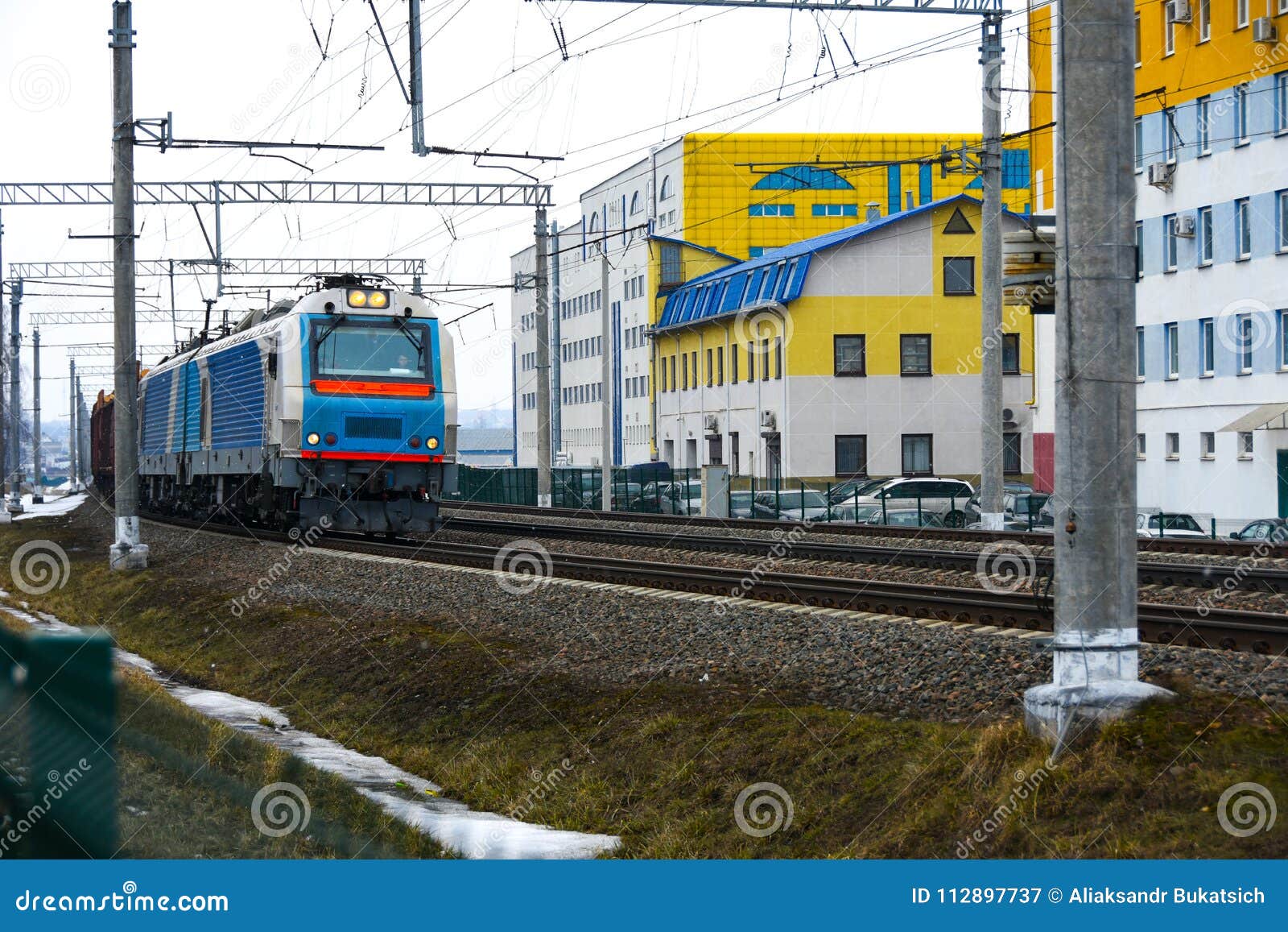 Freight Railroad Train. Royalty-Free Stock Image | CartoonDealer.com ...