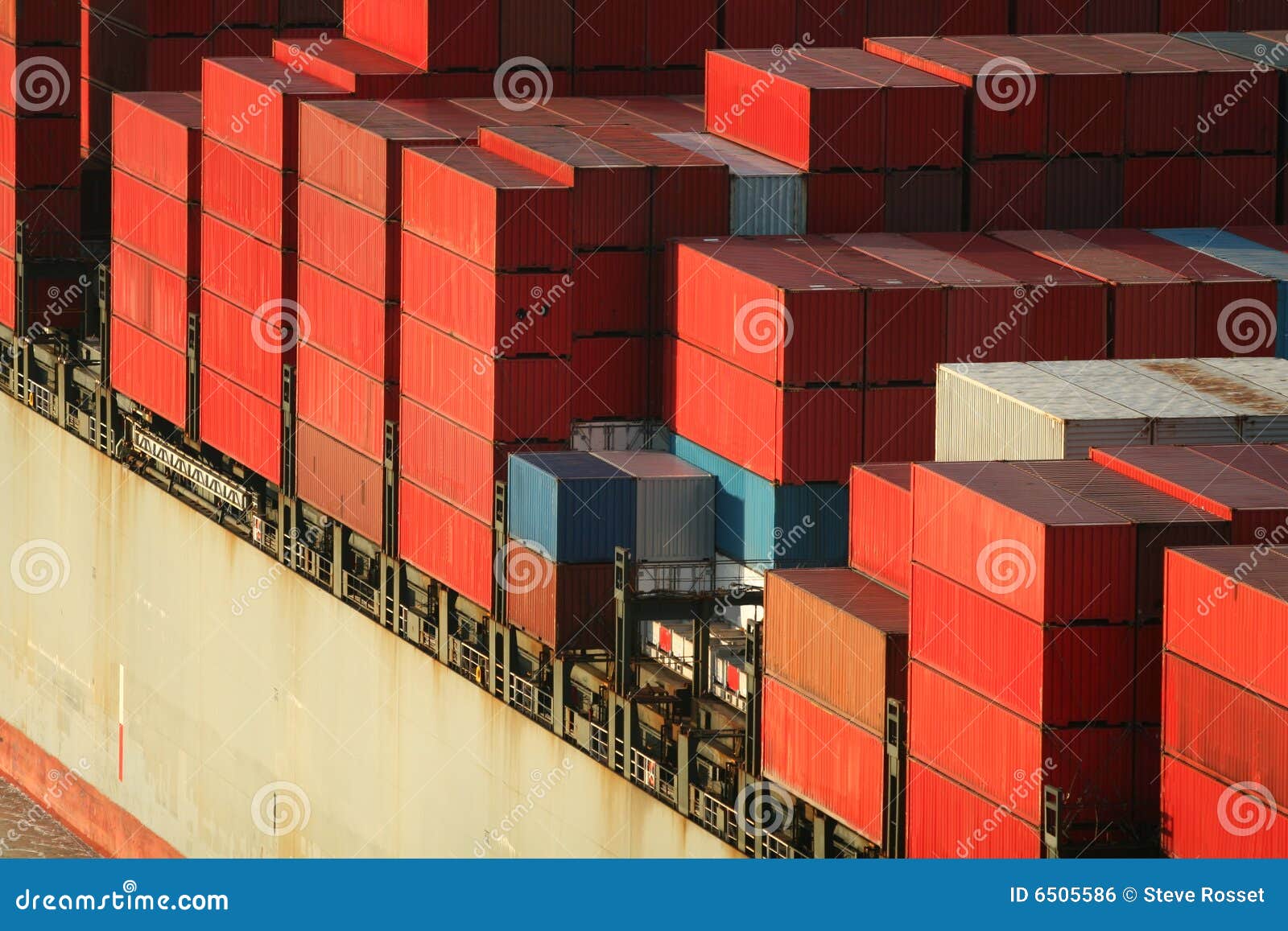 Stack Of Freight Containers Royalty-Free Stock Image | CartoonDealer ...
