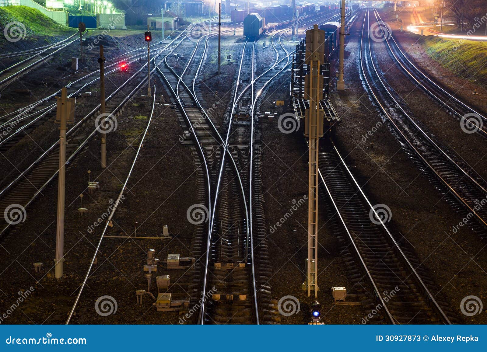 Freight Station with Trains - Cargo Transportation Stock Image - Image ...