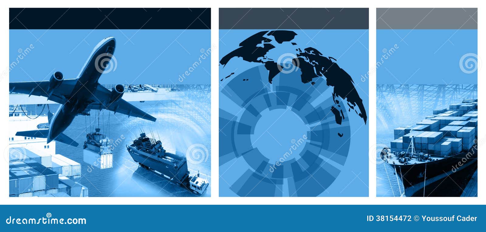 Freight template stock illustration. Illustration of logistics - 38154472