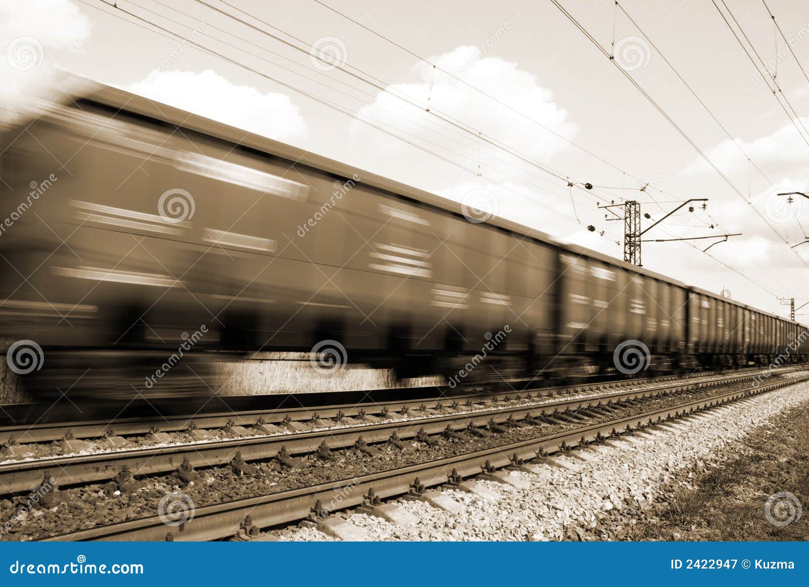 Freight train stock image. Image of railway, business - 2422947