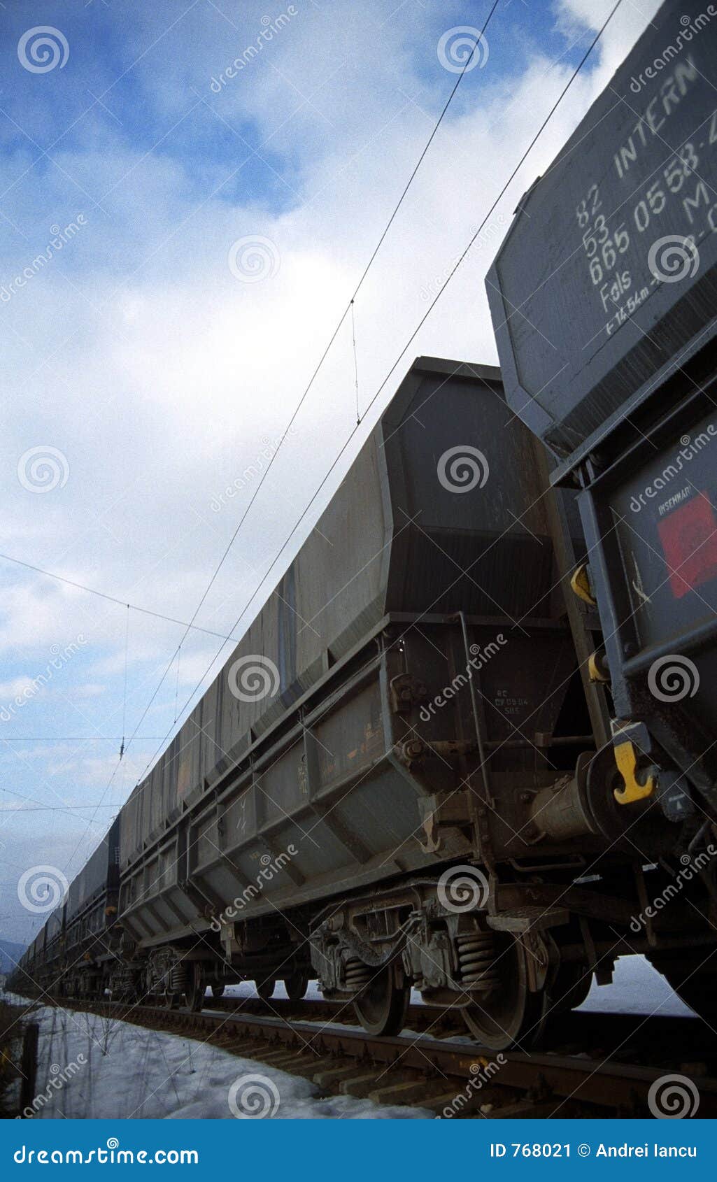 Freight train stock image. Image of terrestrial, freight - 768021