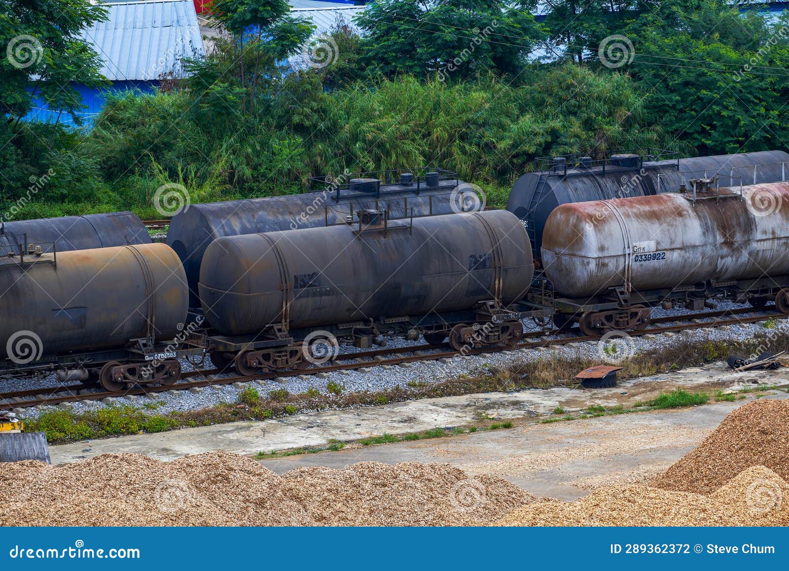 Freight Train Carriage in Freight Train Station Stock Photo - Image of ...