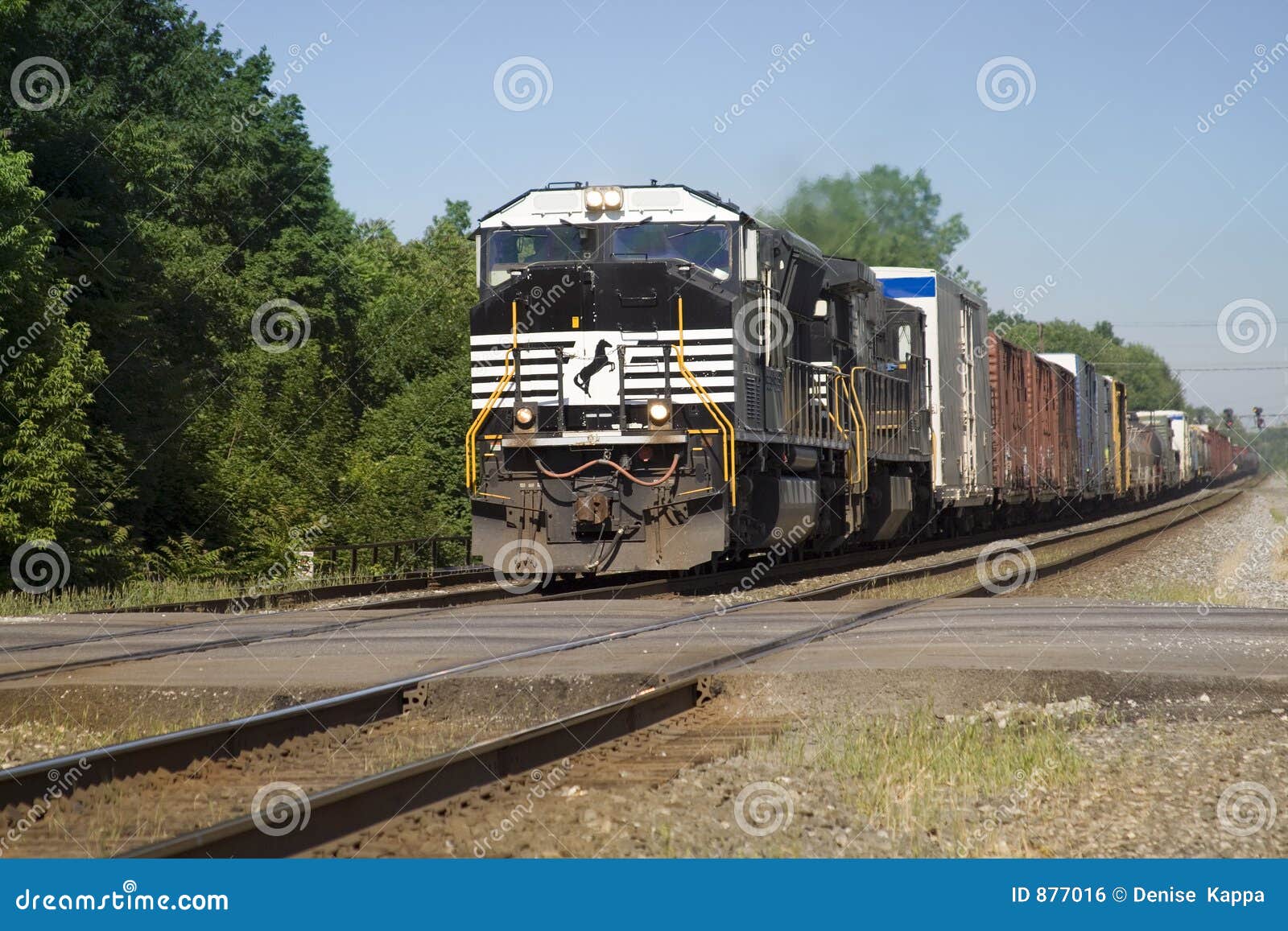 Freight Train Coming! stock photo. Image of travel, transport - 877016