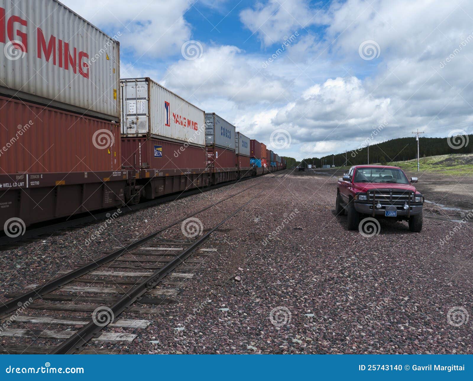 Freight Train with Containers Editorial Image - Image of china, freight ...
