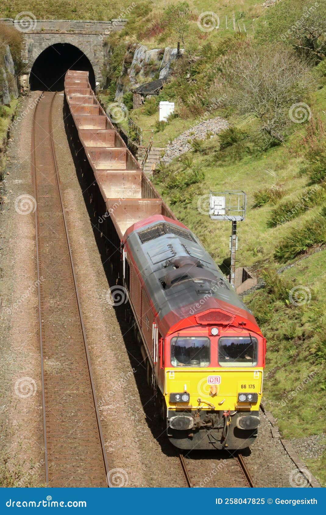 Cargo Tunnel In Abandoned Soviet Bunker With Railway. Turn The Tunnel ...