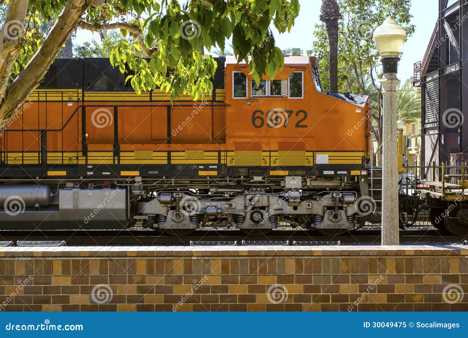 Train Passing the Station stock image. Image of train - 30049475