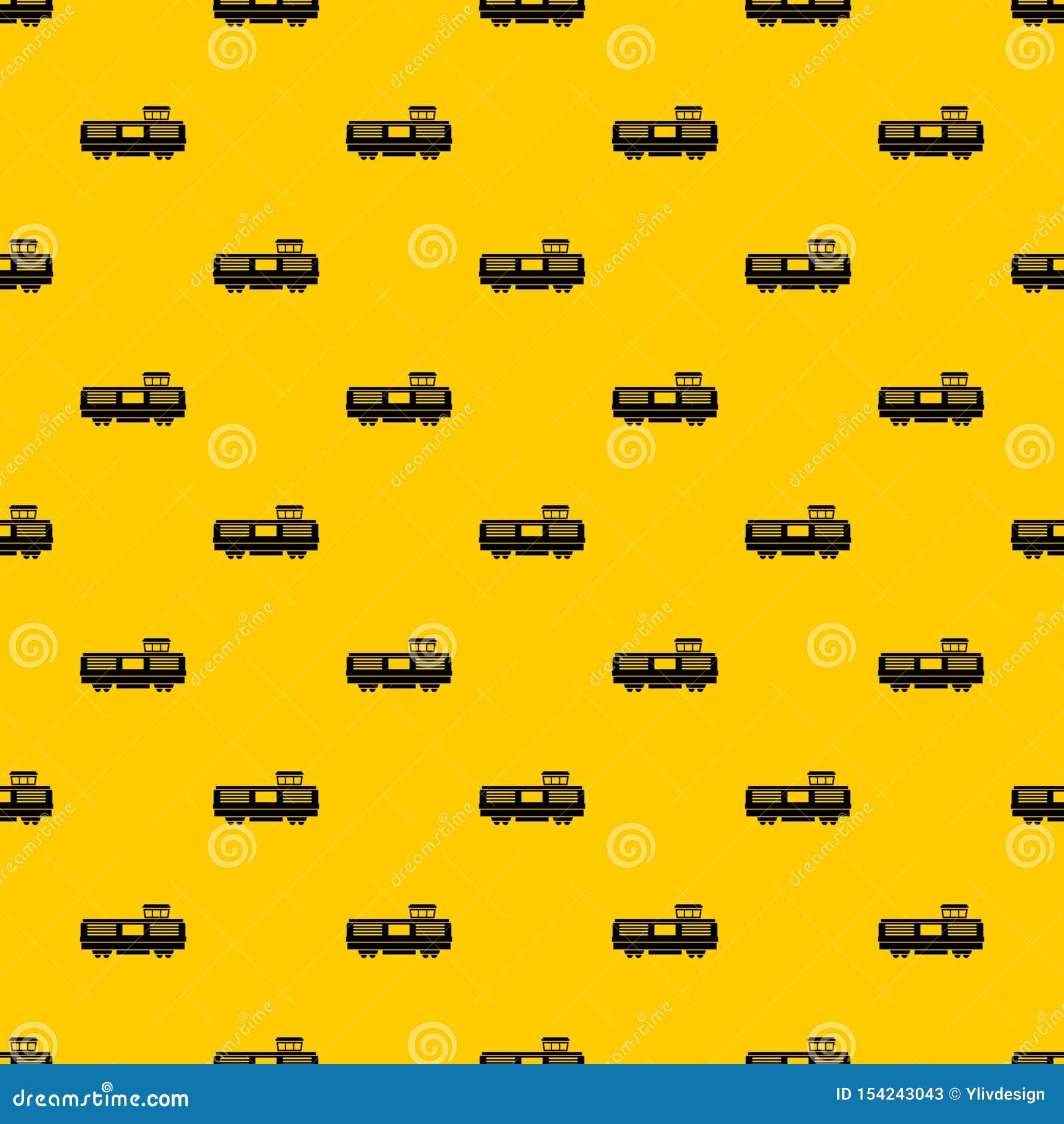 Freight Train Pattern Vector Stock Vector - Illustration of rail ...