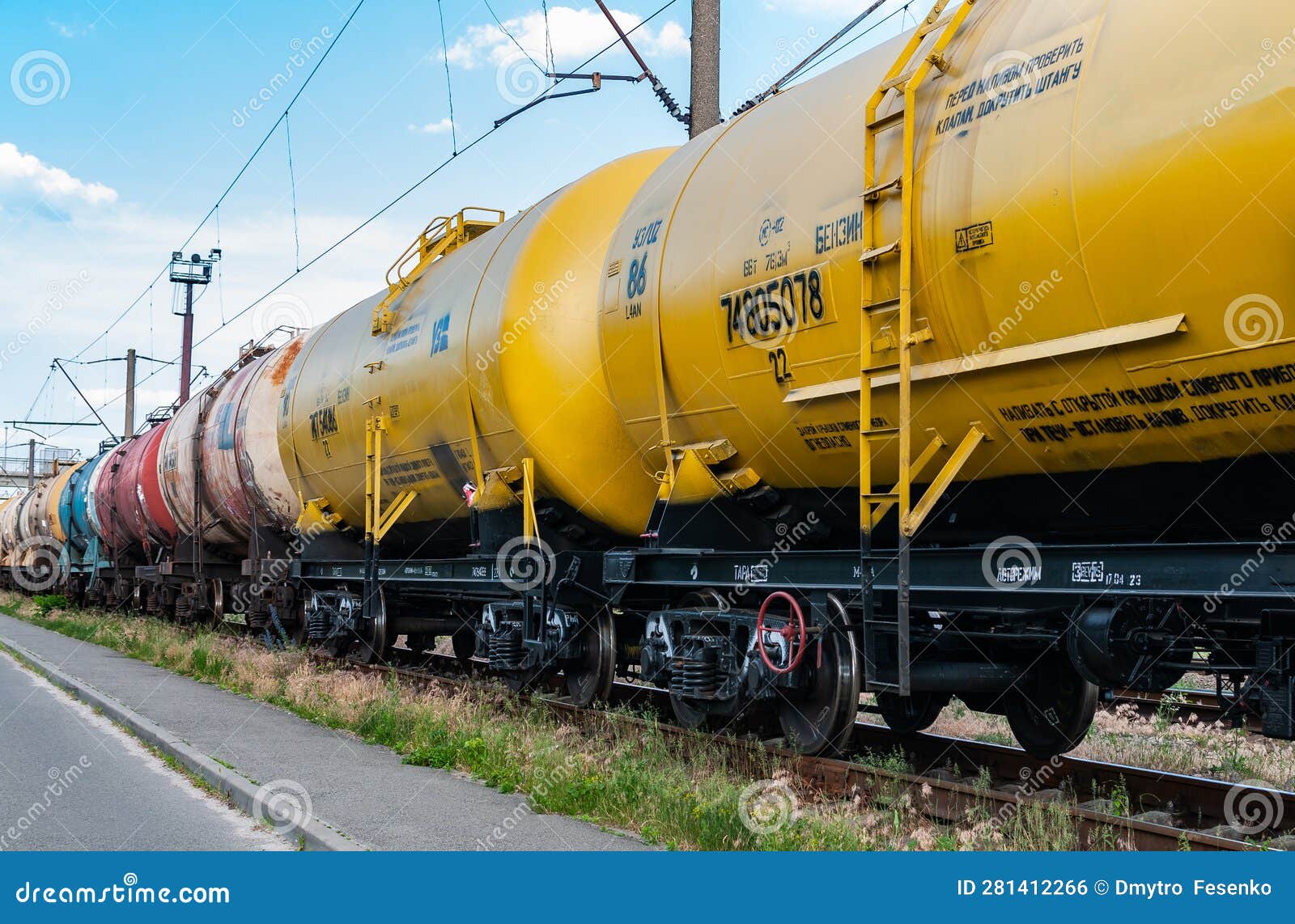 Freight Train at the Railway Station Editorial Photo - Image of ...