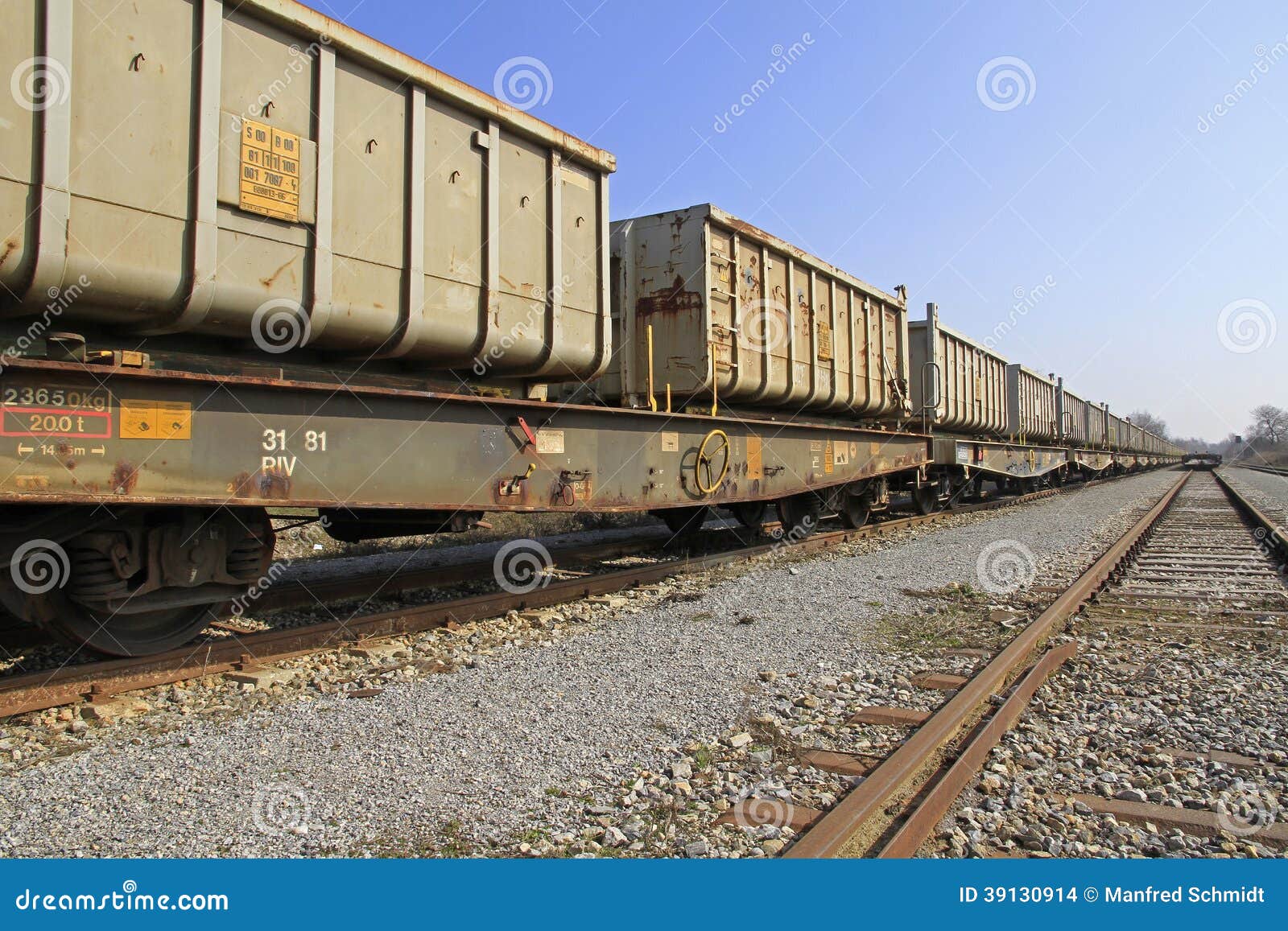 Freight train stock photo. Image of heavy, freight, iron - 39130914