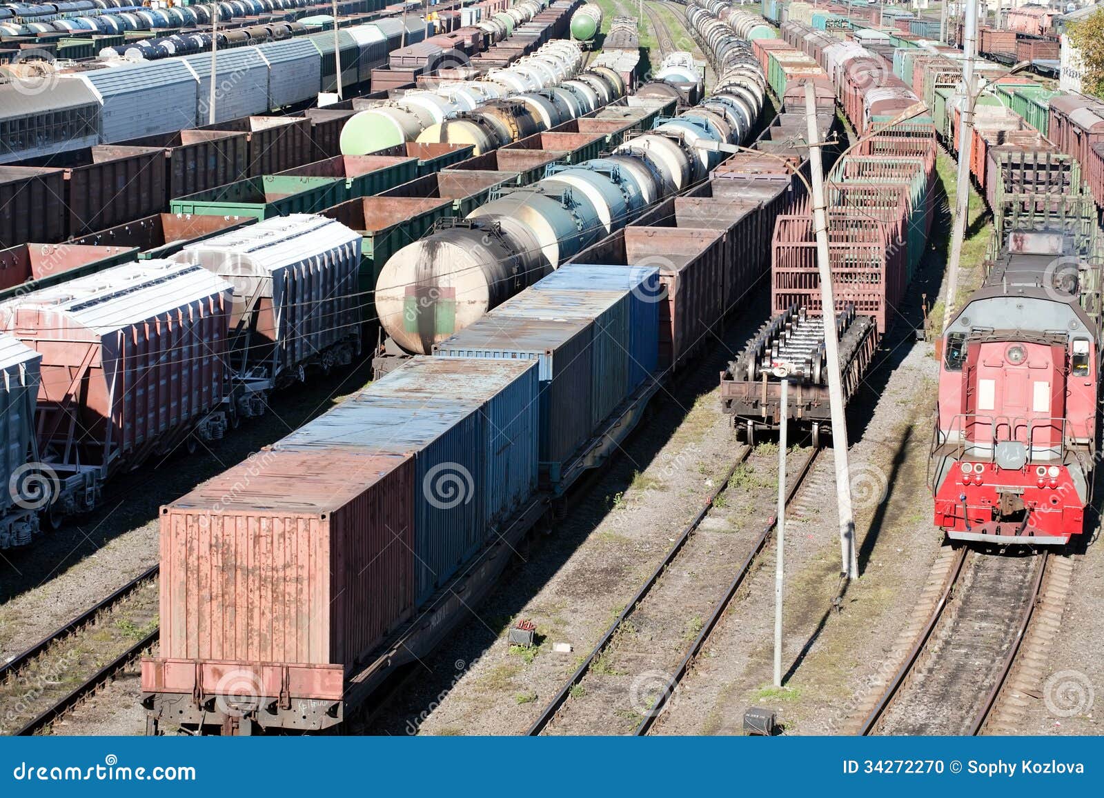 Freight trains stock photo. Image of track, fuel, train - 34272270