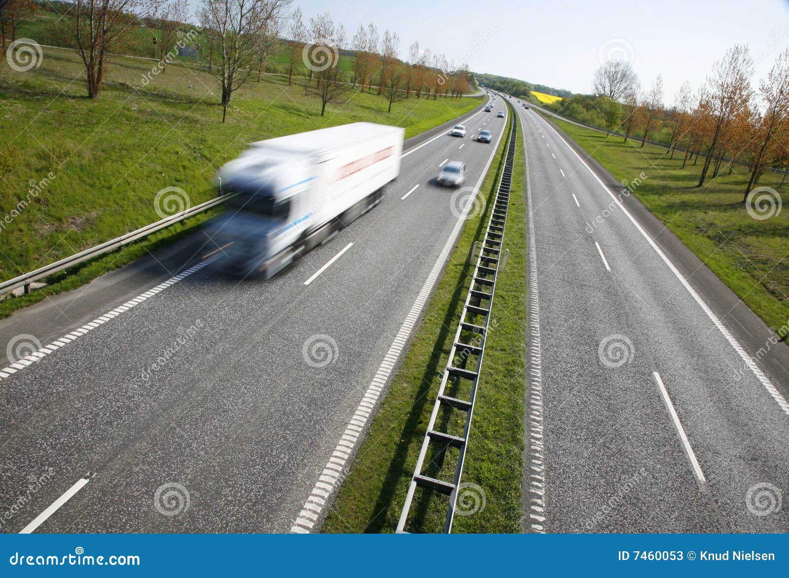 Freight transportation stock image. Image of overtaking - 7460053