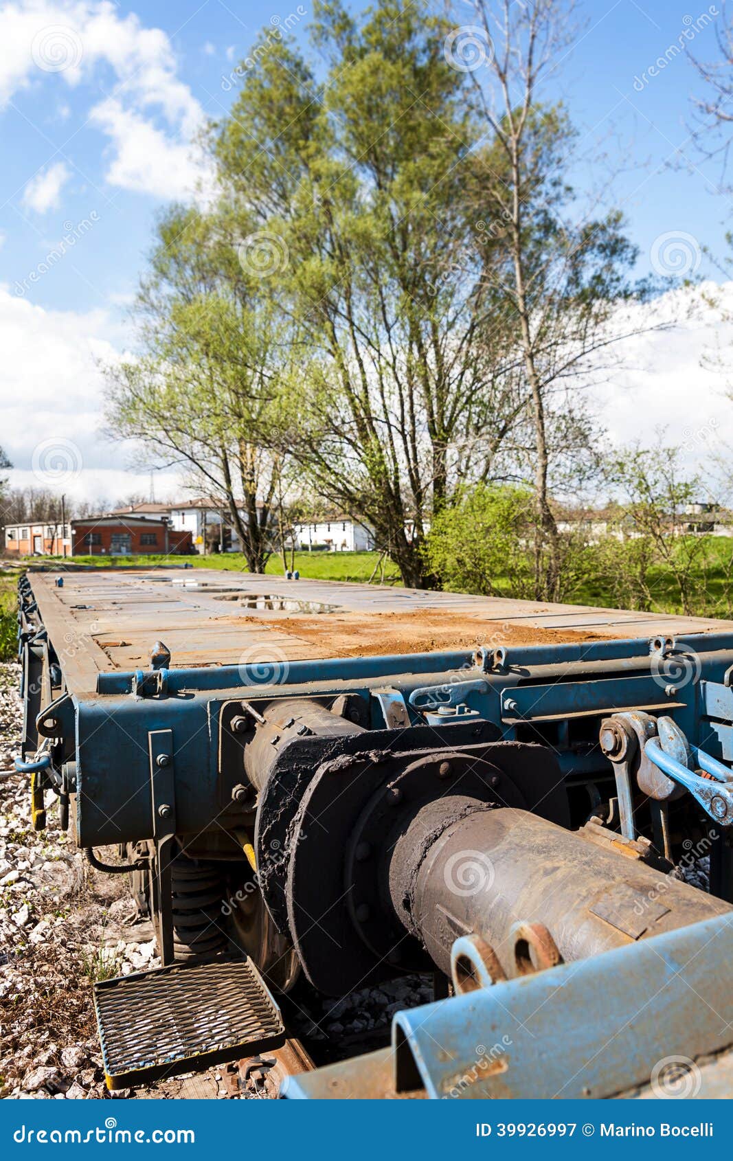 Freight wagons stock image. Image of rail, steel, railroad - 39926997