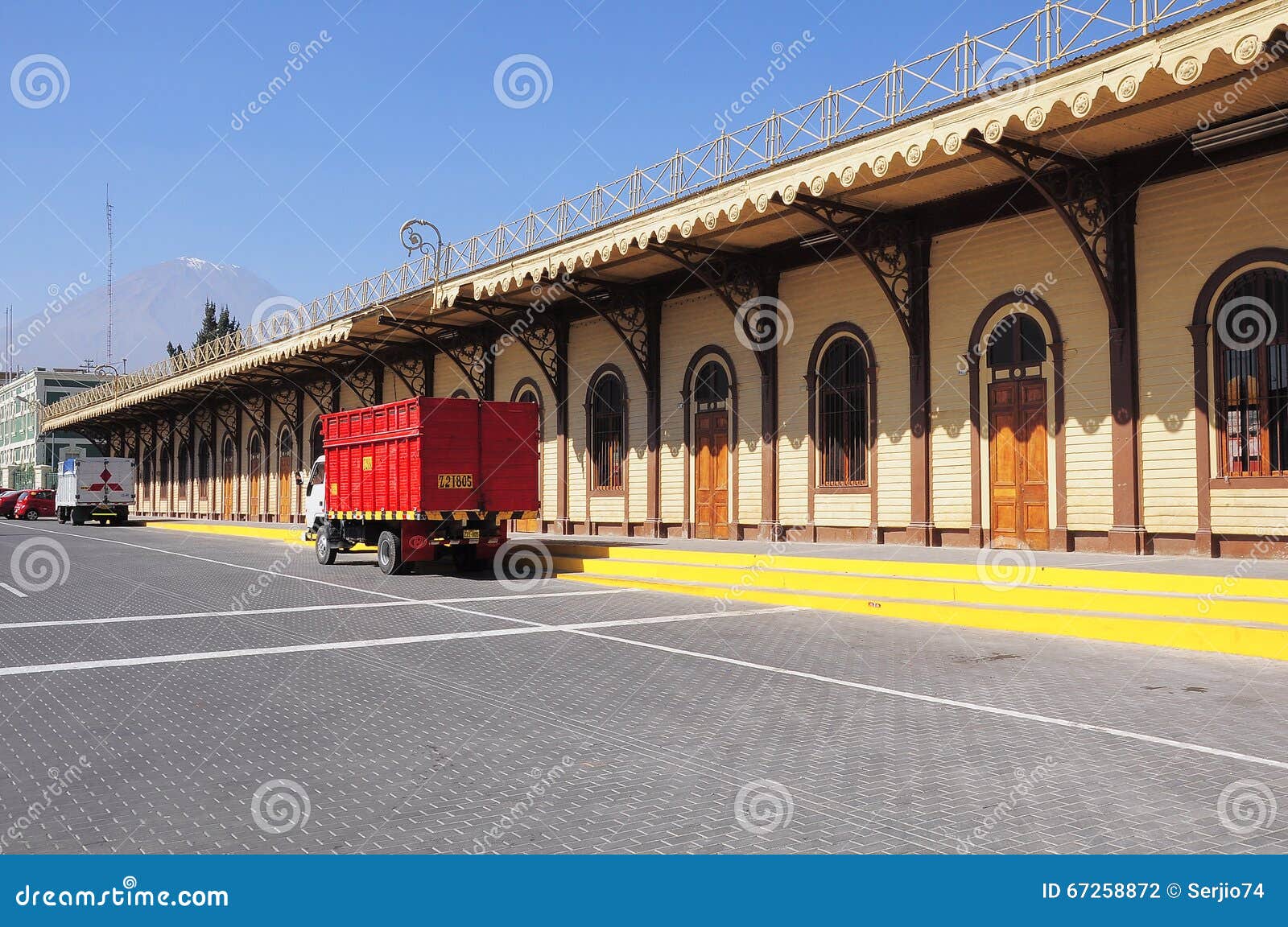 Freight Yard by the Railway Station. Editorial Photography - Image of ...