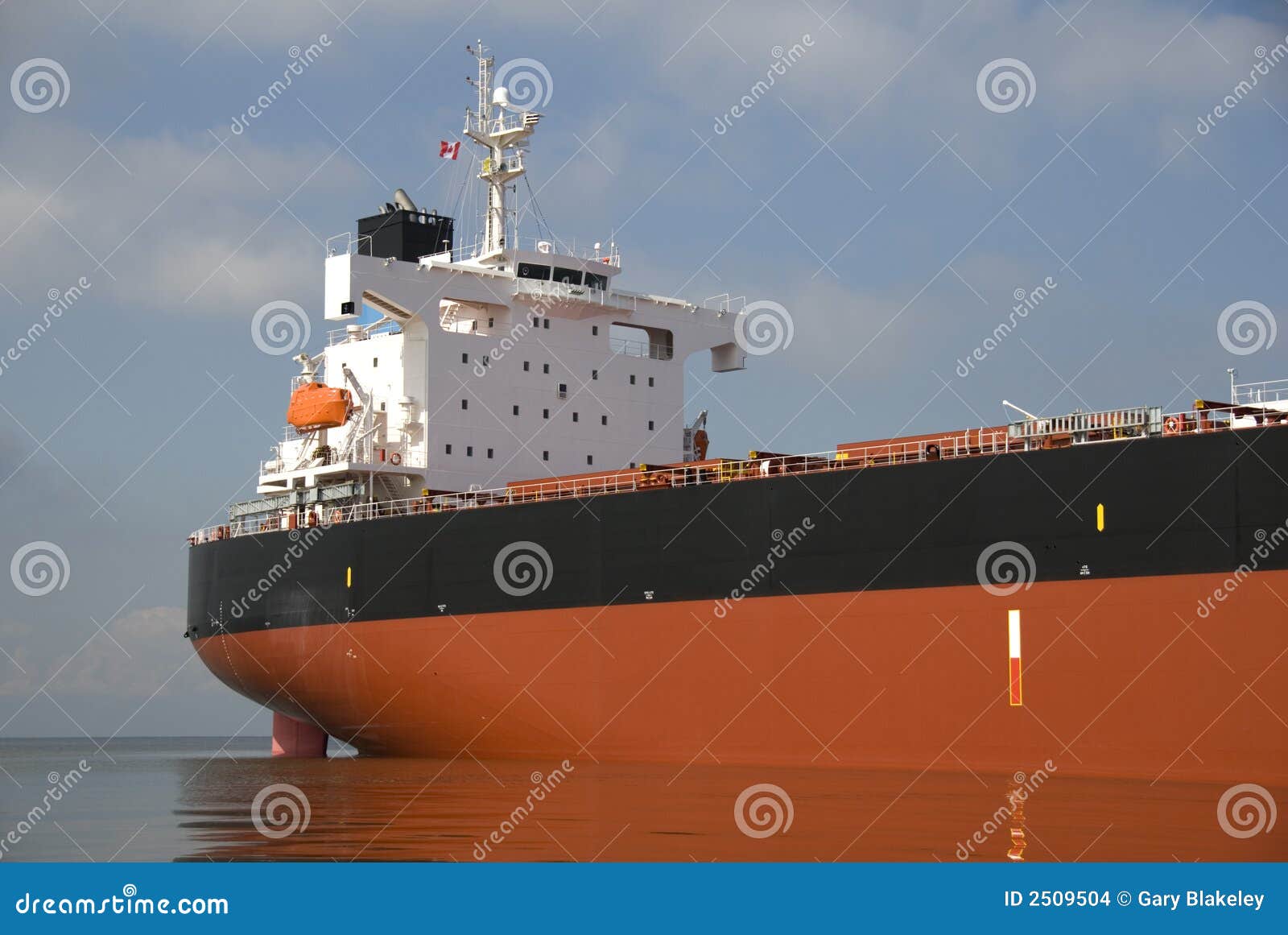Freighter Bridge stock photo. Image of industry, international - 2509504