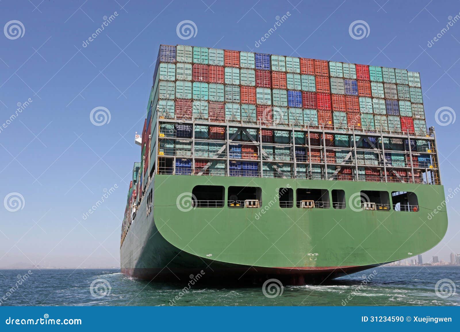 Freighter stock photo. Image of industrial, heavy, products - 31234590