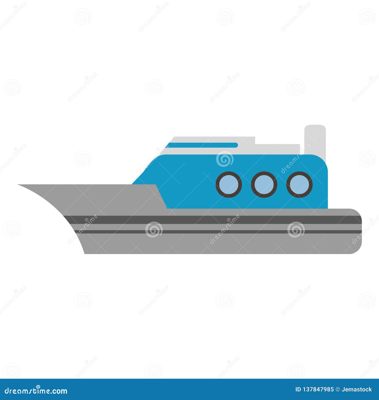Freighter ship boat stock vector. Illustration of vector - 137847985