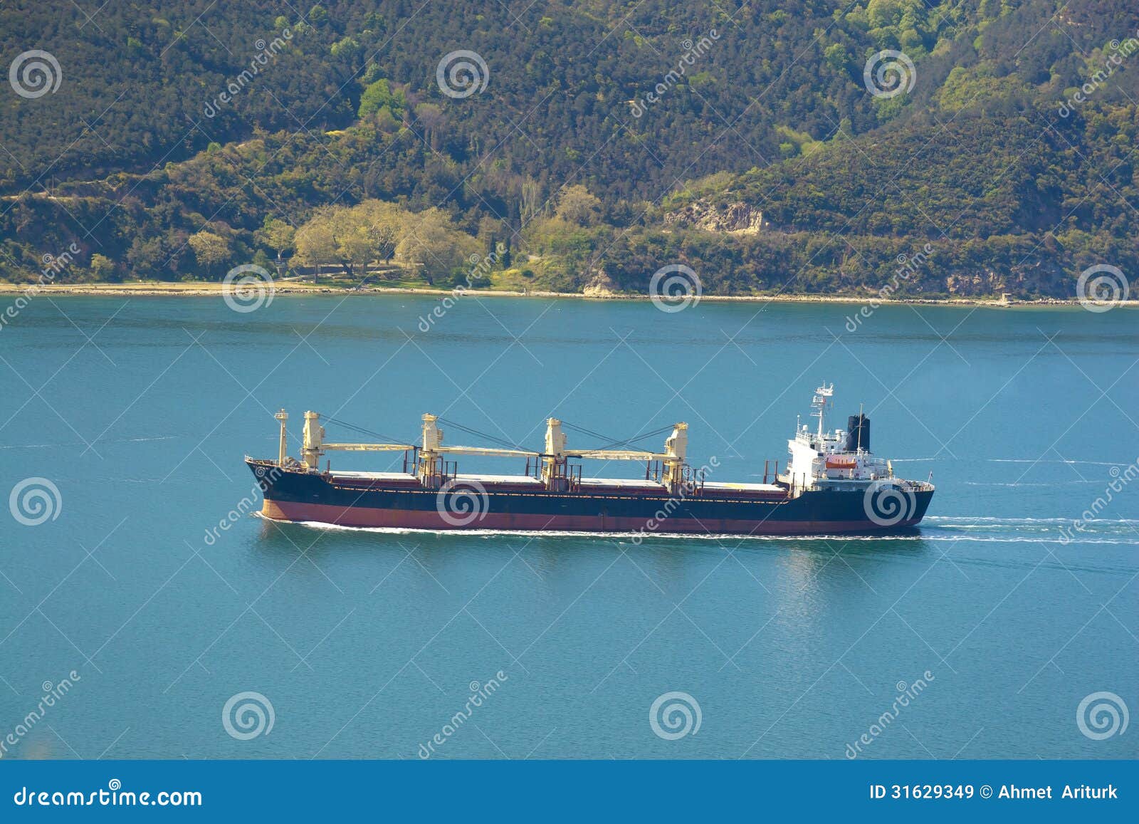 Freighter Ship stock image. Image of bosphorus, import - 31629349
