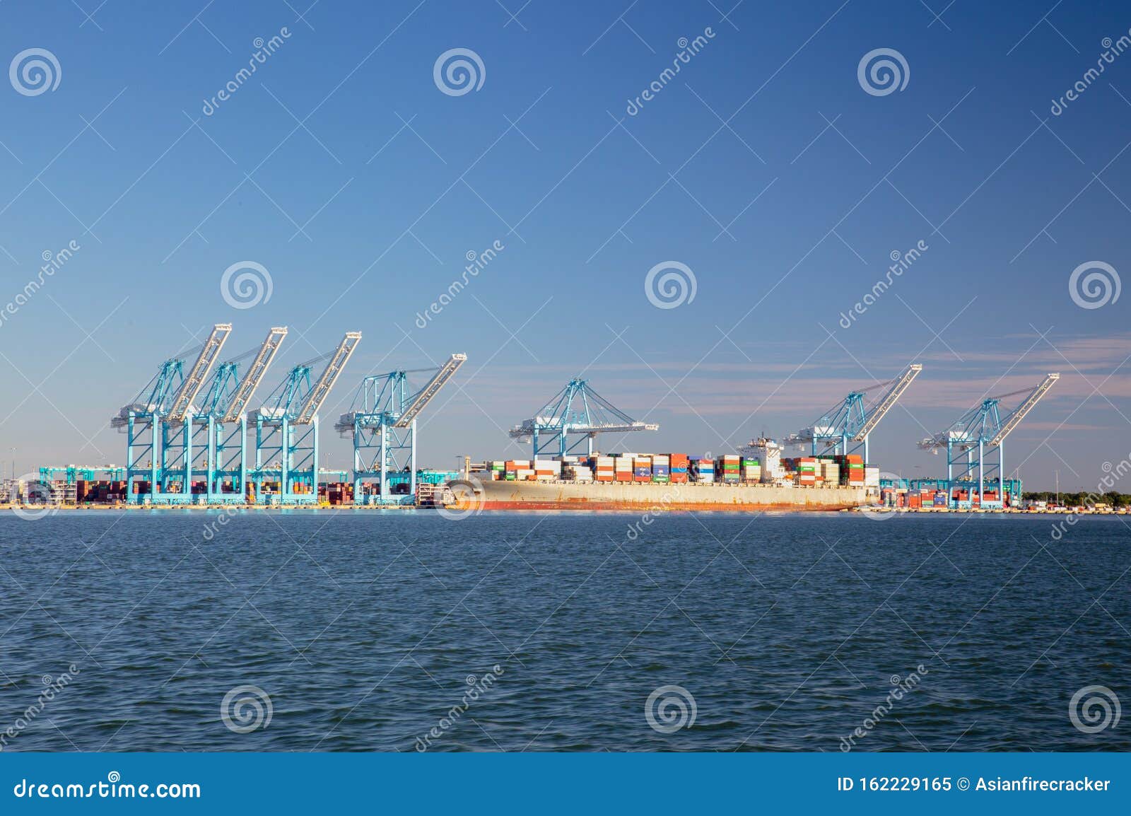 Freighter Ship Departing Jeddah Saudi Arabia Stock Image ...