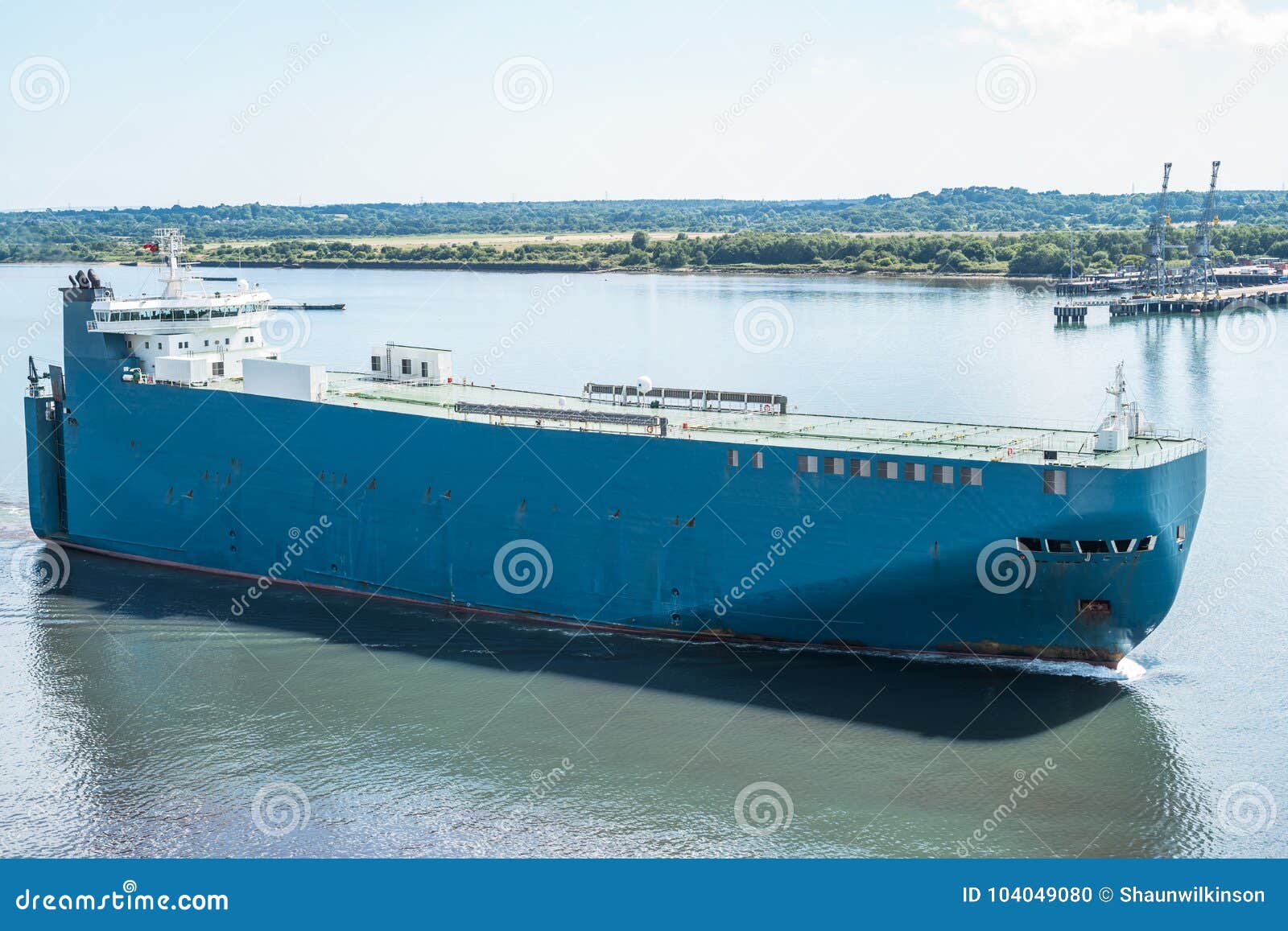 Freighter shipping stock photo. Image of carrier, large - 104049080