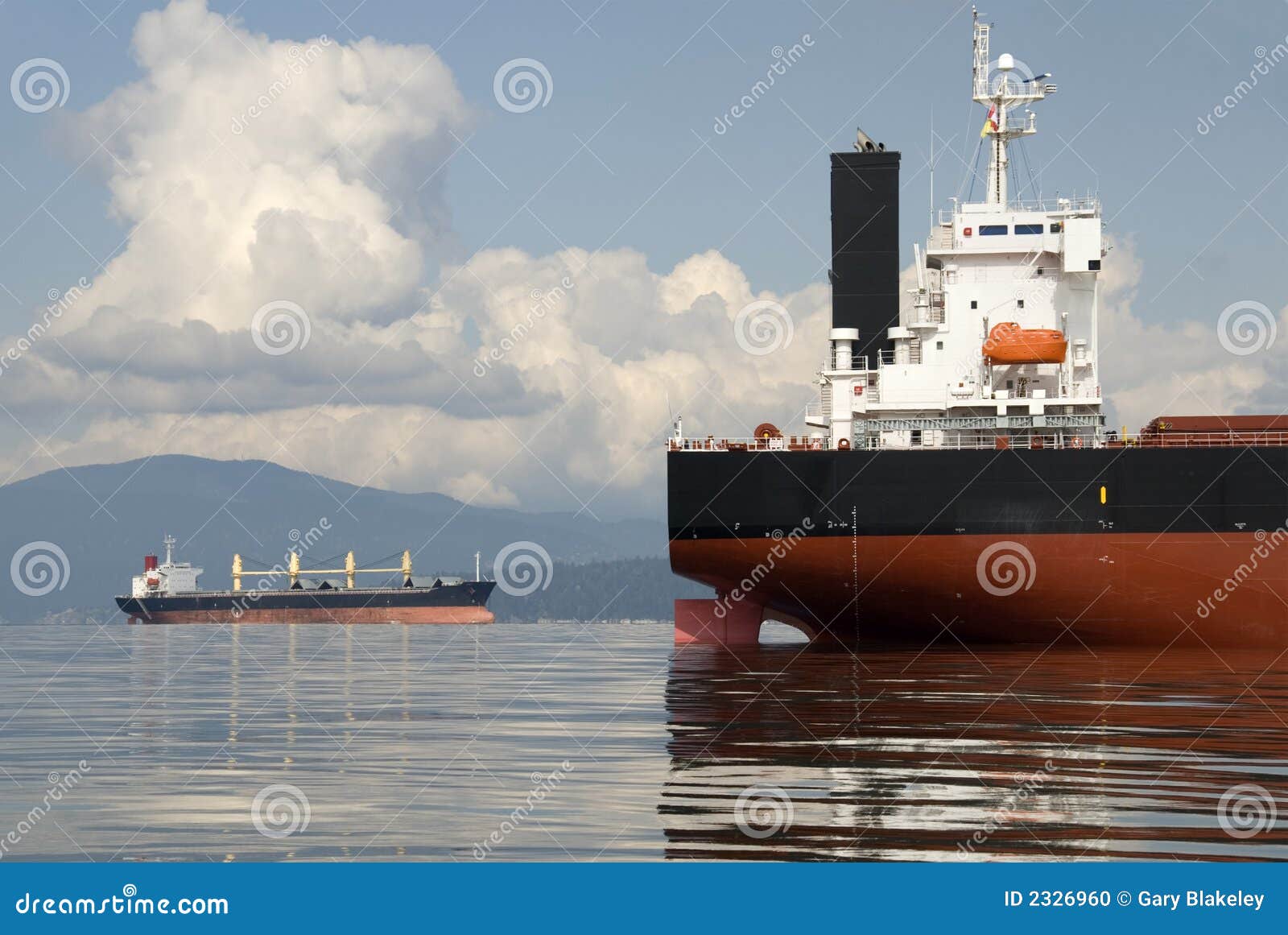 Freighters stock photo. Image of port, industry, hull - 2326960