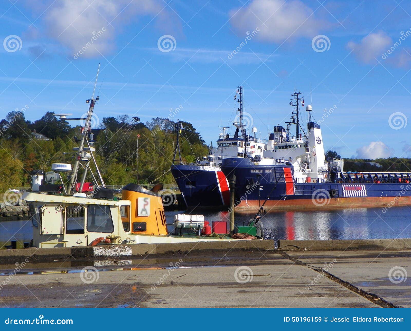 Freighters at the dry dock stock image. Image of boat - 50196159