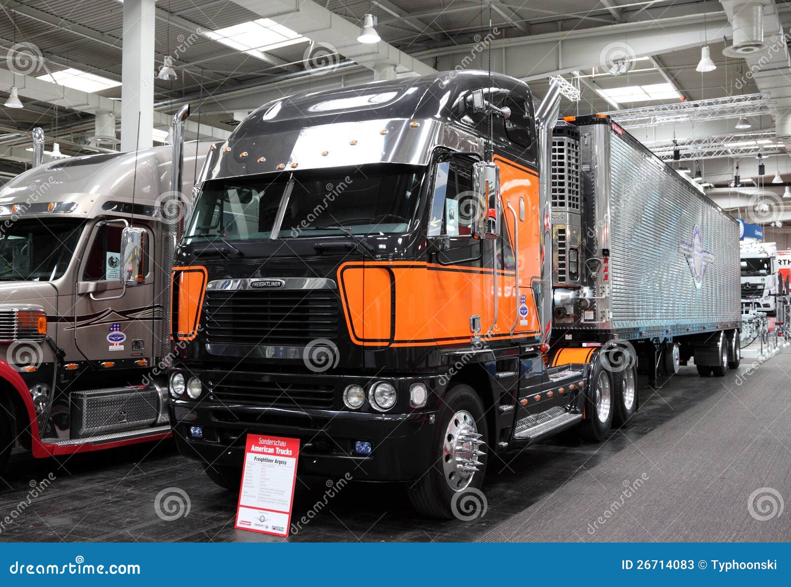 Freightliner Argosy Truck editorial stock photo. Image of ...