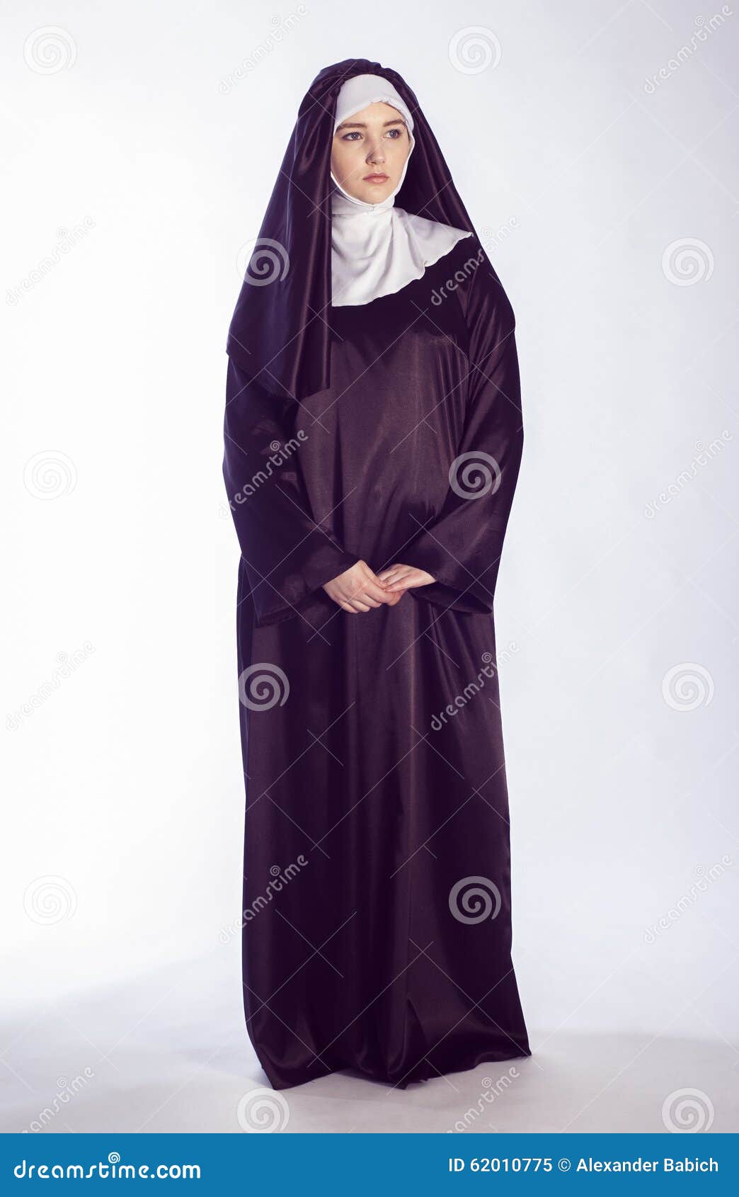 Freira católica imagem de stock. Imagem de capa, punho - 62010775