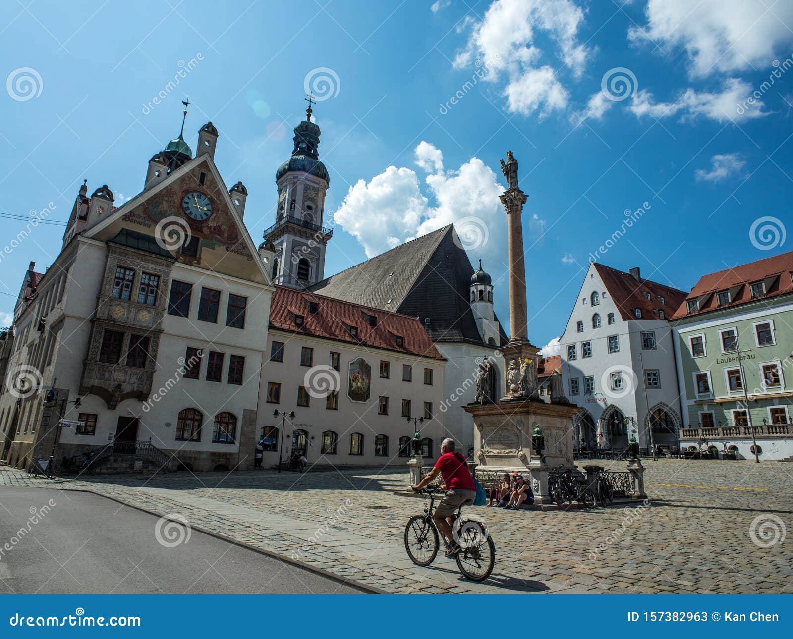 Freising stock image. Image of bike, germany, freising - 157382963