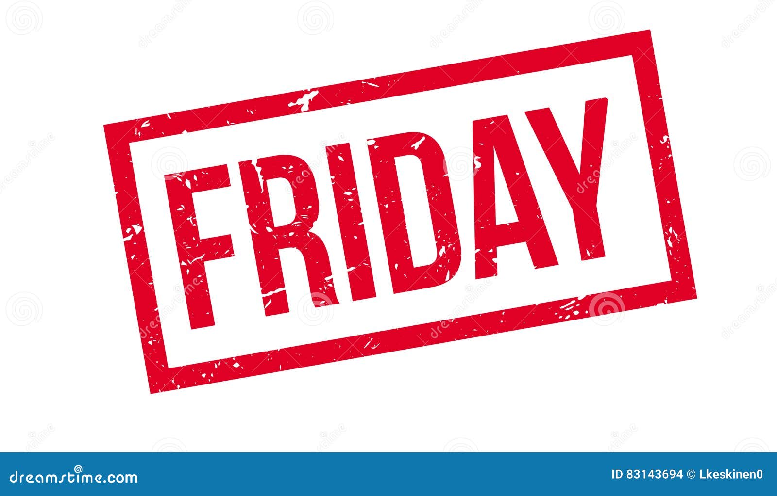 Freitag-Stempel stock abbildung. Illustration von lediglich - 83143694