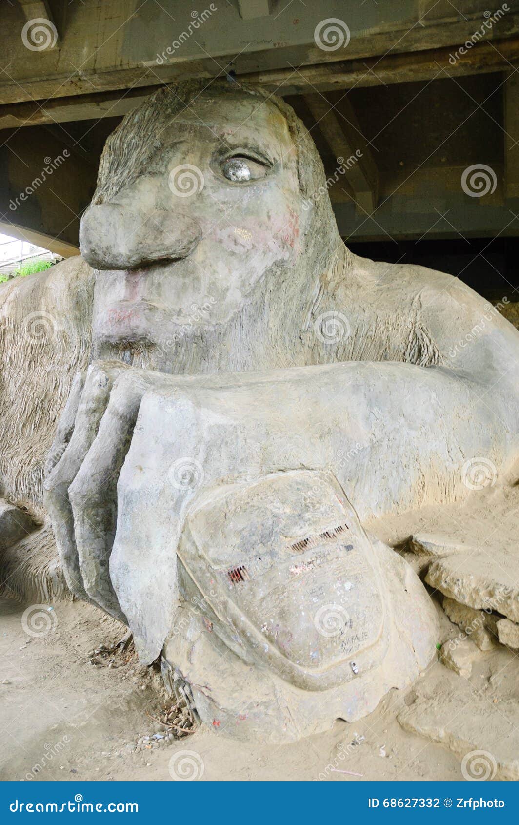 The Fremont Troll, A Colossal Statue Under The North End Of The George ...