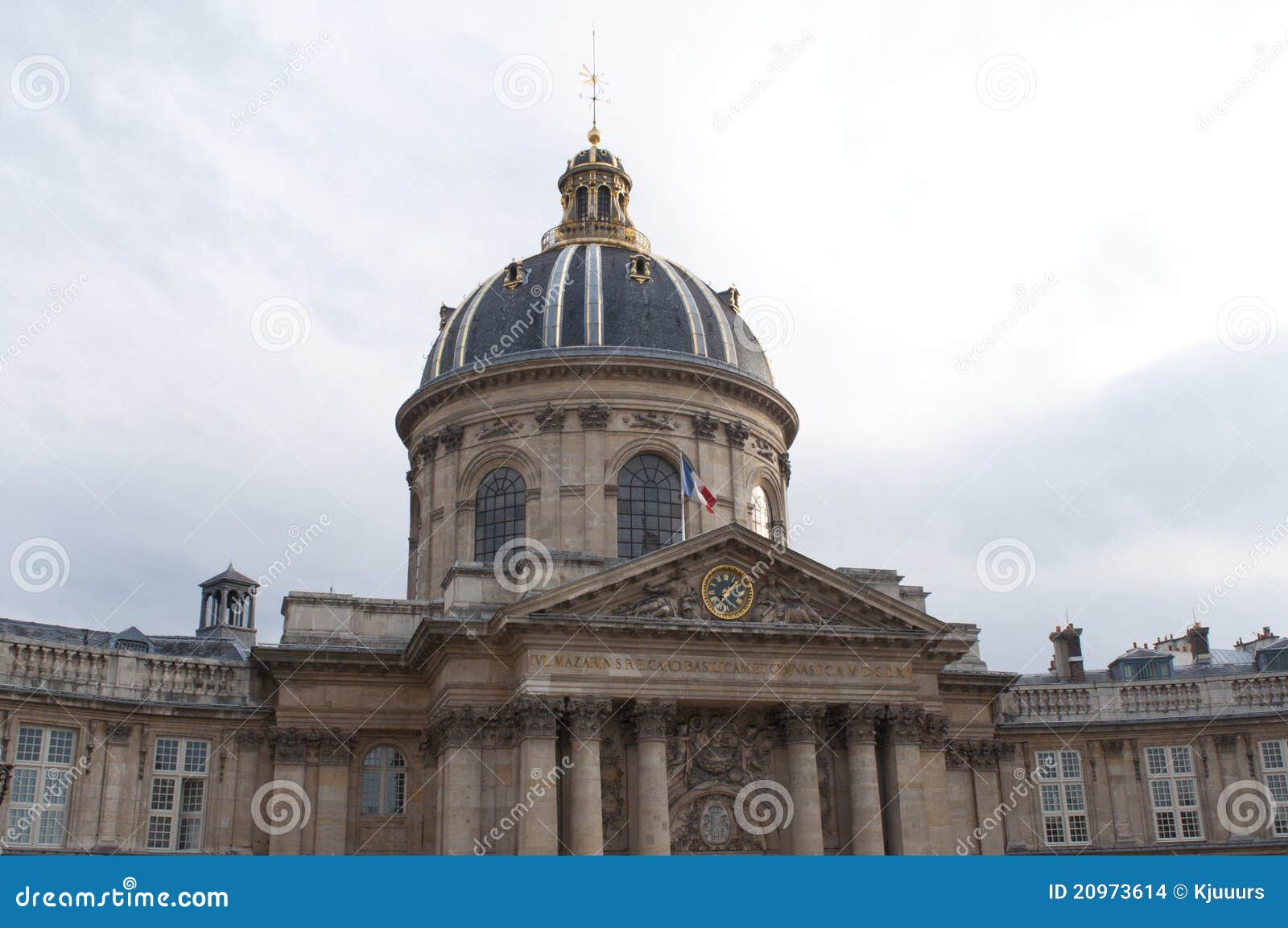 French Academy Building, Paris, France Stock Photo - Image of closeup ...